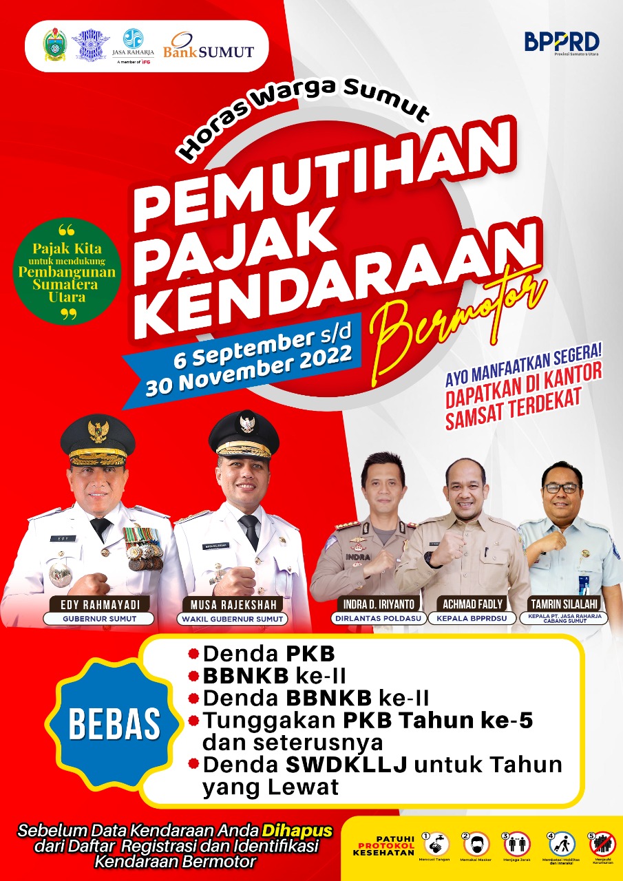 PEMUTIHAN PAJAK KENDARAAN | BAPENDA - Badan Pendapatan Daerah Provinsi ...