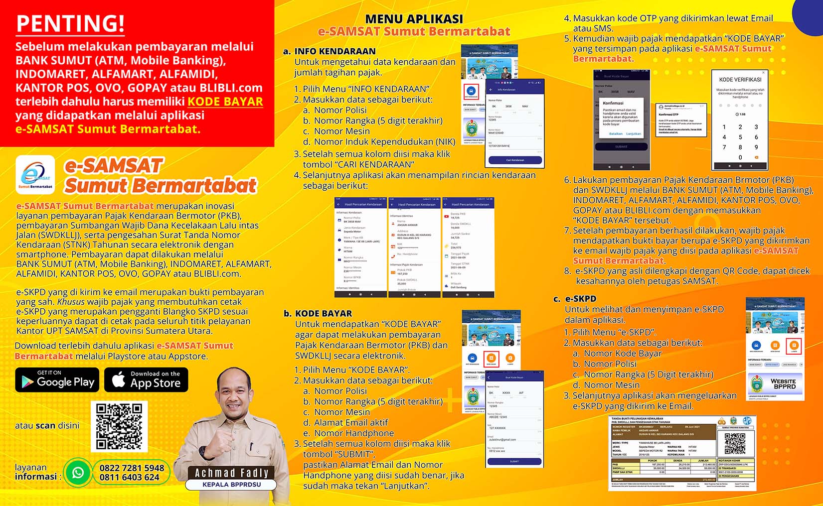 SOSIALISASI E-SAMSAT DAN DISKON DENDA PAJAK KENDARAAN DI FUN BIKE HUT ...